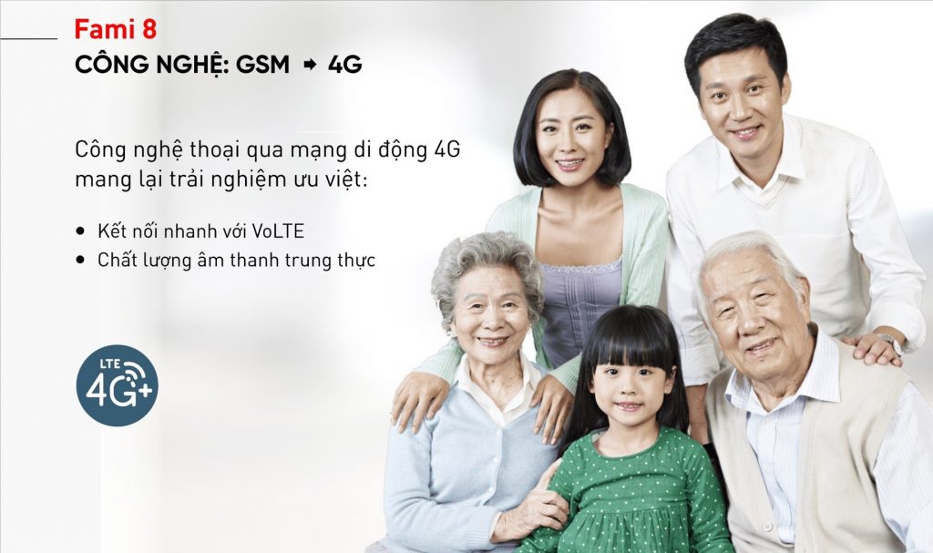 Điện thoại Masstel Fami 8 - Hàng Chính Hãng